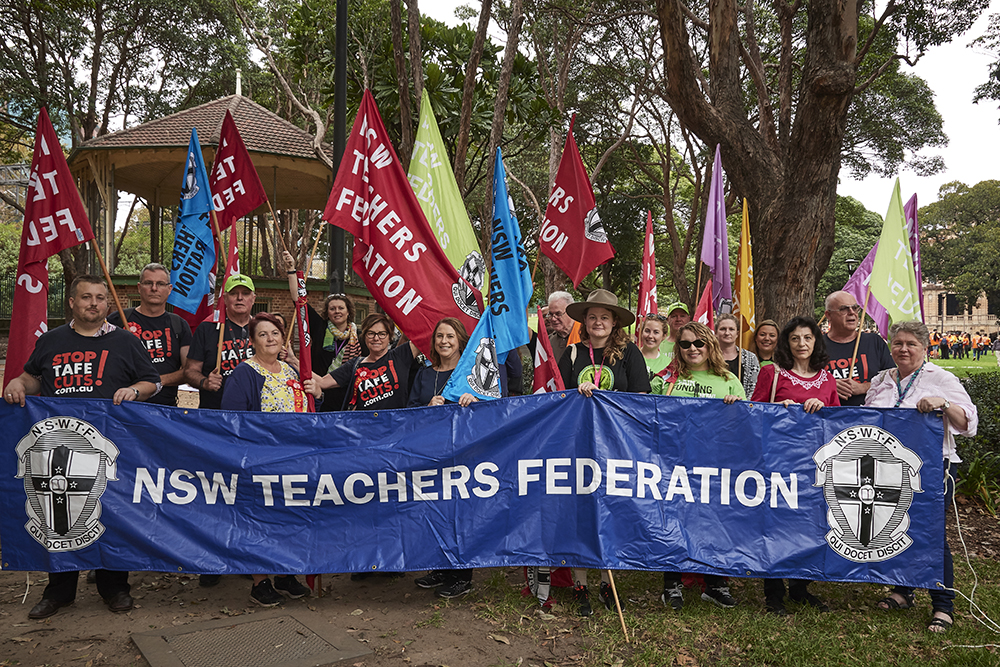 Unions rally on May Day ahead of Sunday’s Family Fun Day