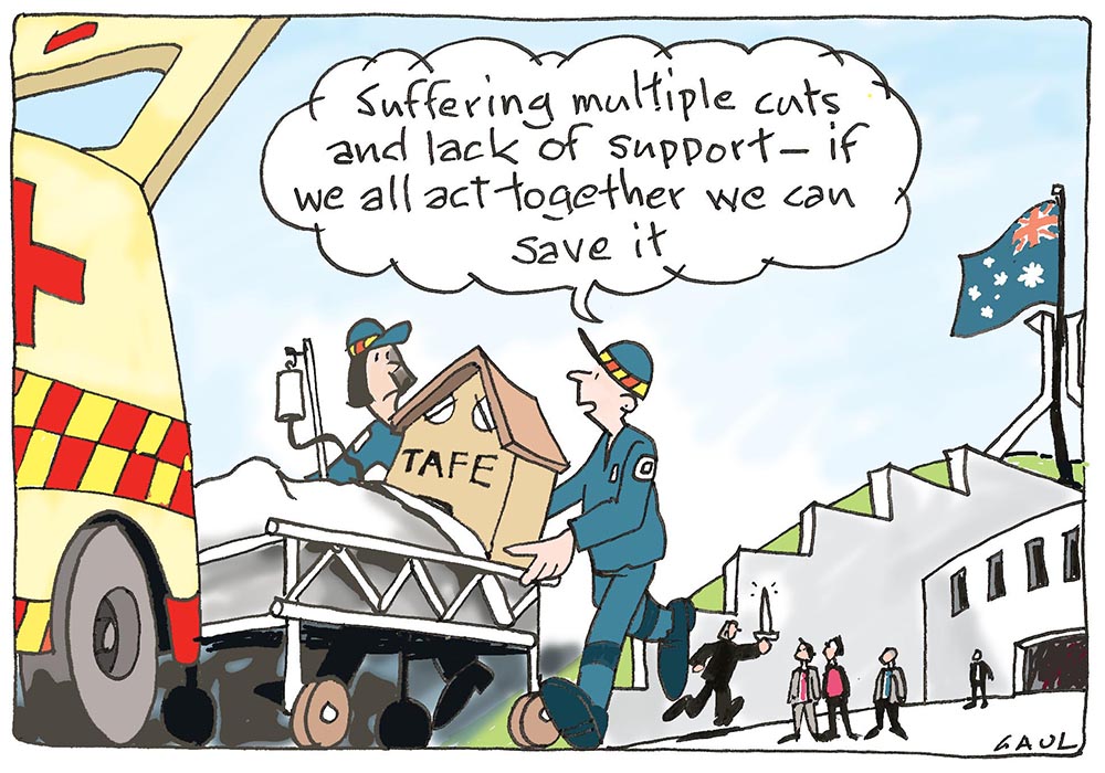 Political and natural disasters: both bad for communities