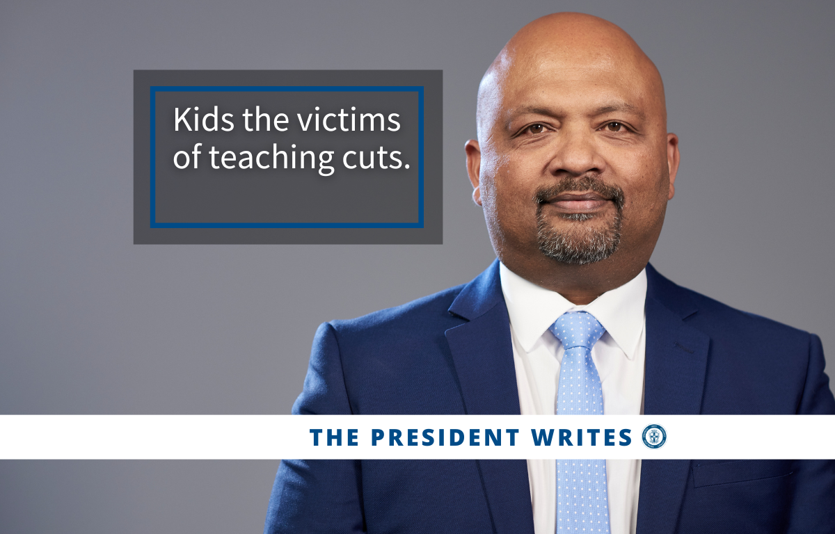 Kids the victims of teaching aid cuts