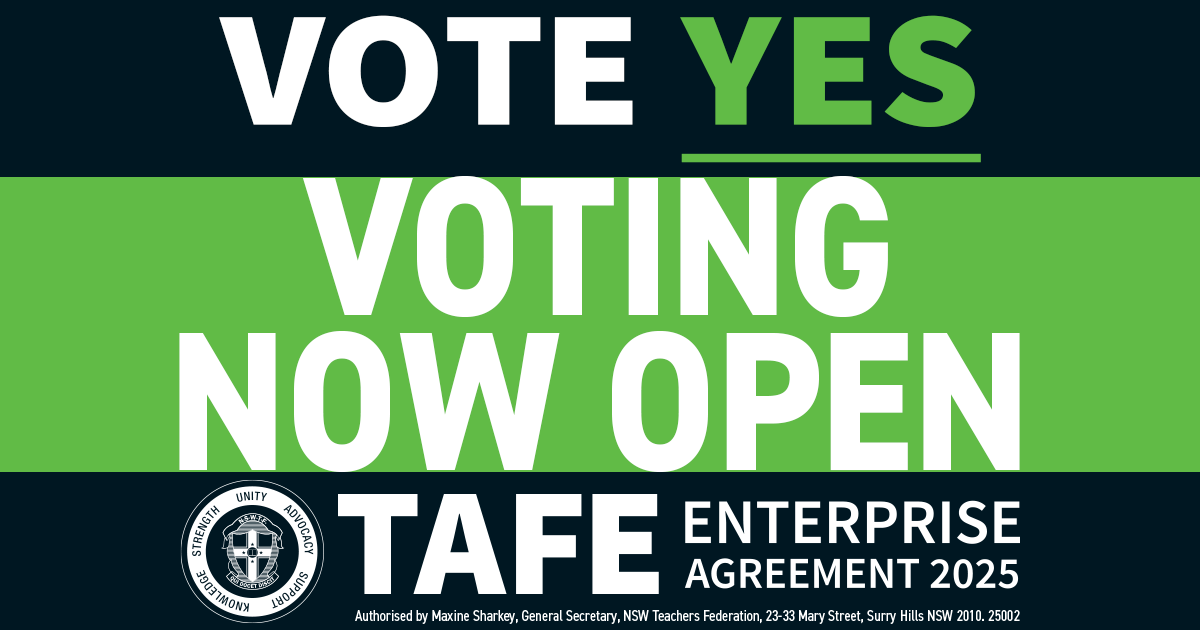 TAFE Teachers Enterprise Agreement 2025-2028