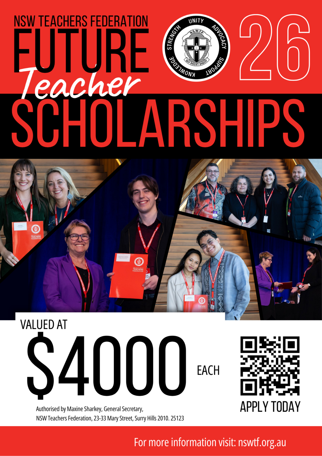 Applications now open for Federation’s $4000 Future Teacher Scholarships